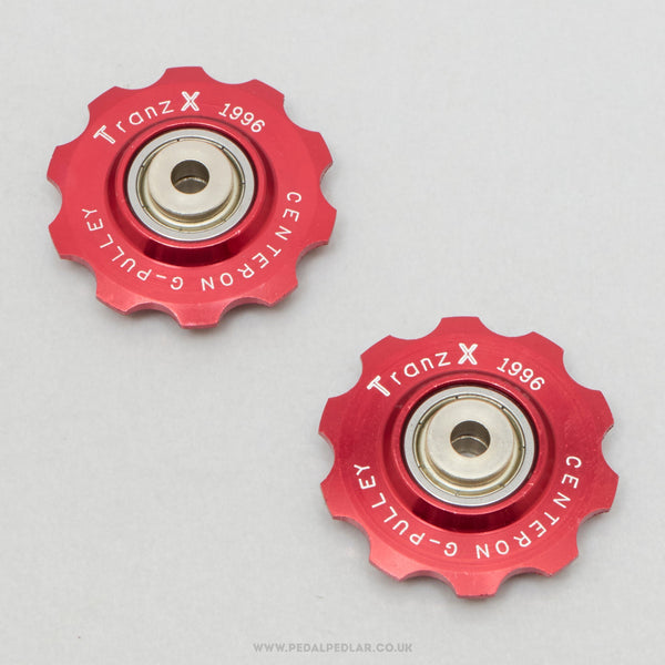 Tranz-X JD-002 Centeron G-Pulley Red NOS/NIB Classic 10T Jockey Wheels ...