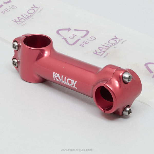 Kalloy Red NOS A-Head Stem - Classic Bike Parts | Pedal Pedlar