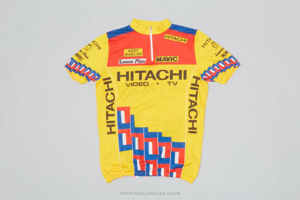 Eddy Merckx Team Hitachi / Lease Plan / Mavic Large Cycling Jersey ...